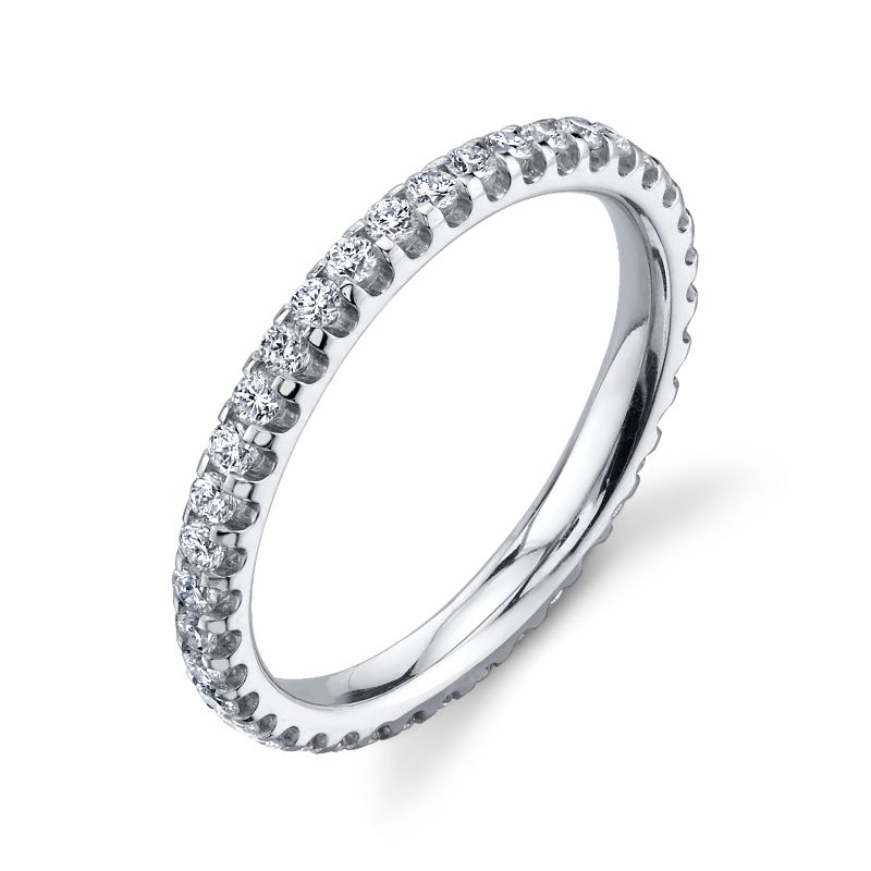 Deutsch Signature U Prong Set Comfort Fit Eternity Band - J001-14A Deutsch Signature U Prong Set Comfort Fit Eternity Band - J001-14A